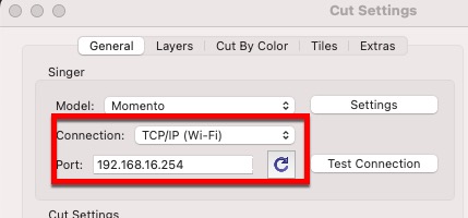 Craft Edge: Setup Singer Momento Direct WIFI connection